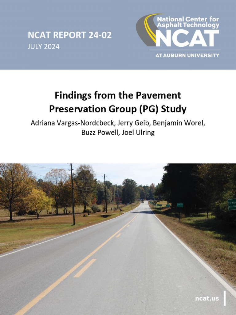 Findings From The Pavement Preservation Group (PG) Study | PDF | Road ...