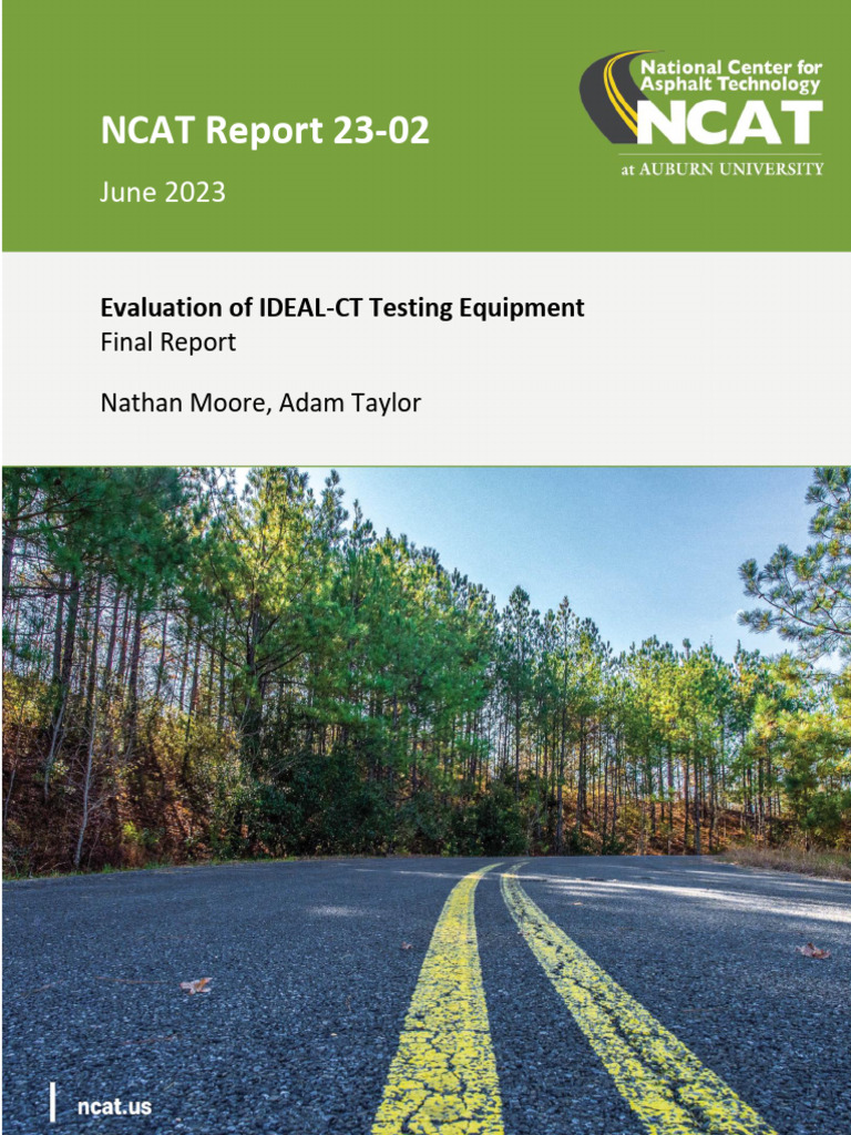 Evaluation of IDEAL-CT Testing Equipment | PDF | Variance | Deformation ...