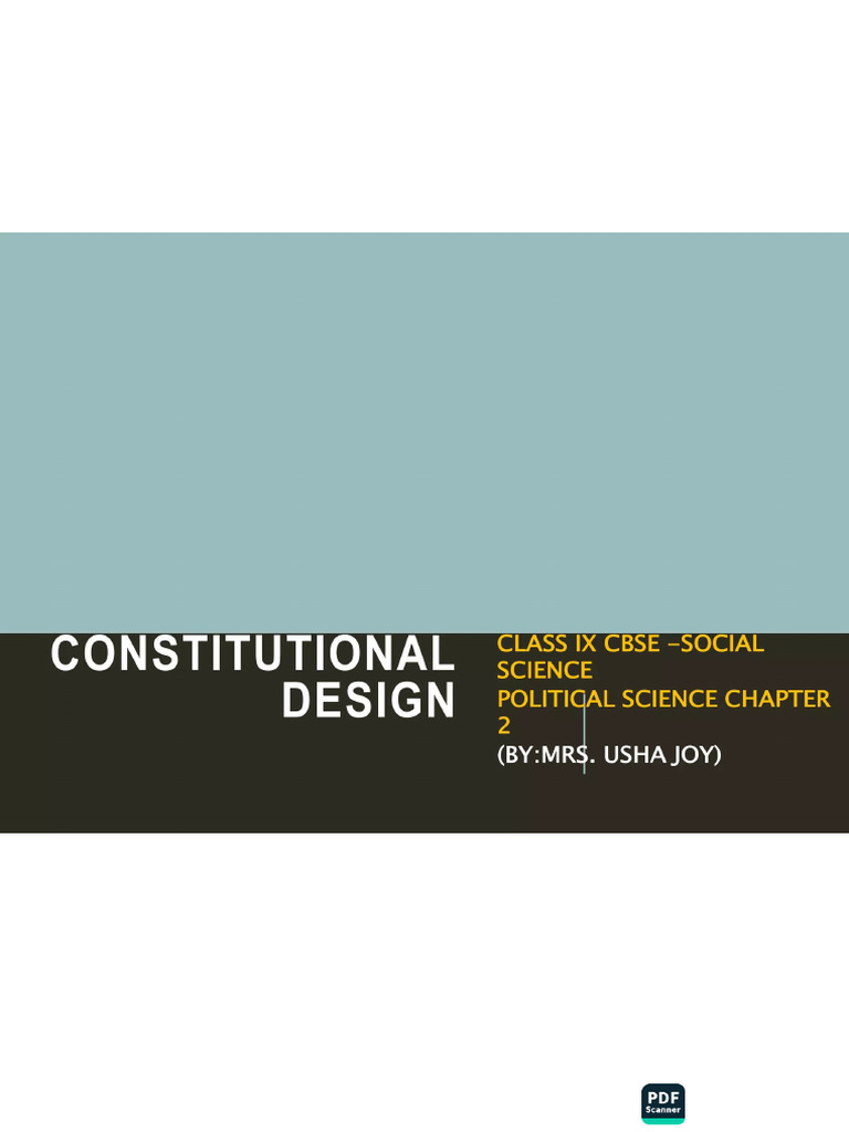 Constitutional Design 9th (1) Ghuhfhjhgyuuy | PDF