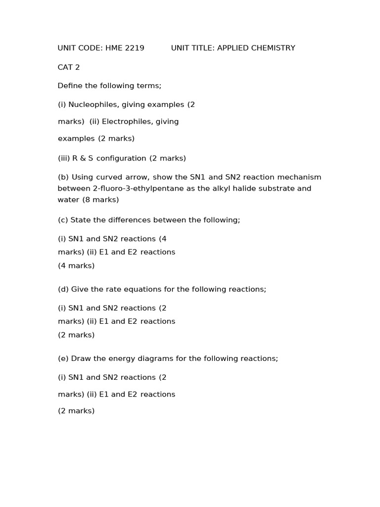 Applied Chemistry | PDF