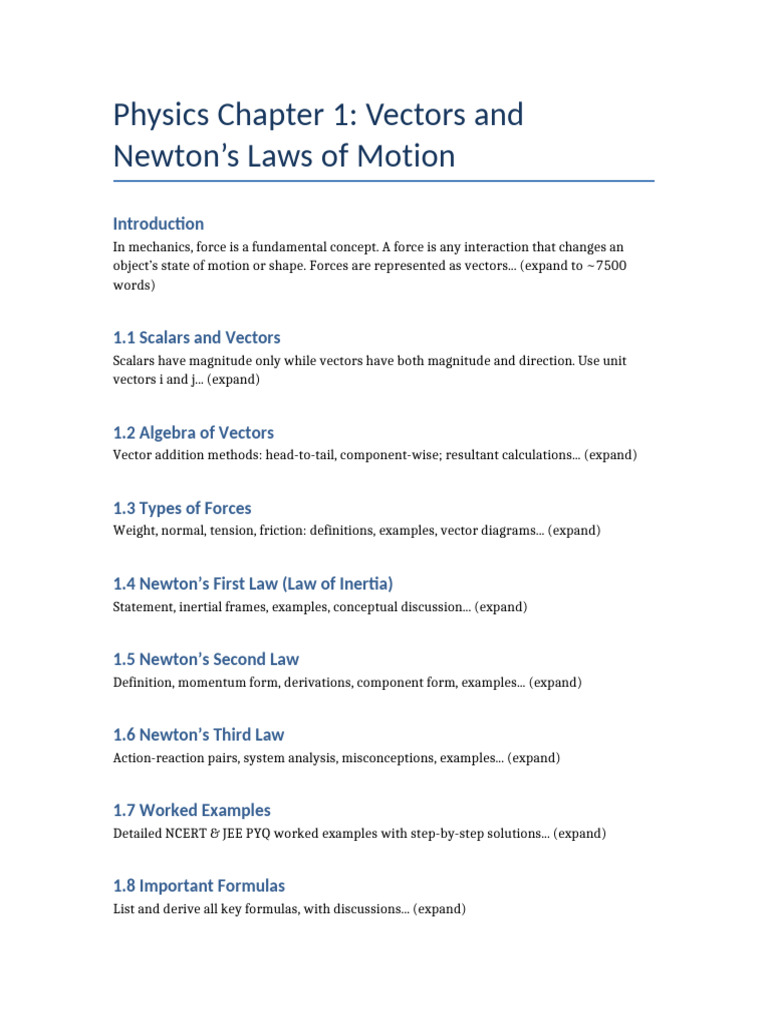 Physics Chapter1 Detailed | PDF