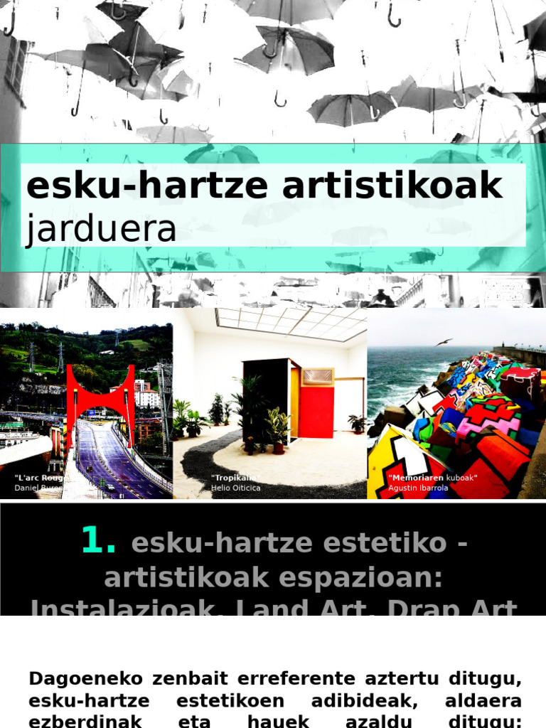 Esku-Hartze Artistikoak - Jardu | PDF