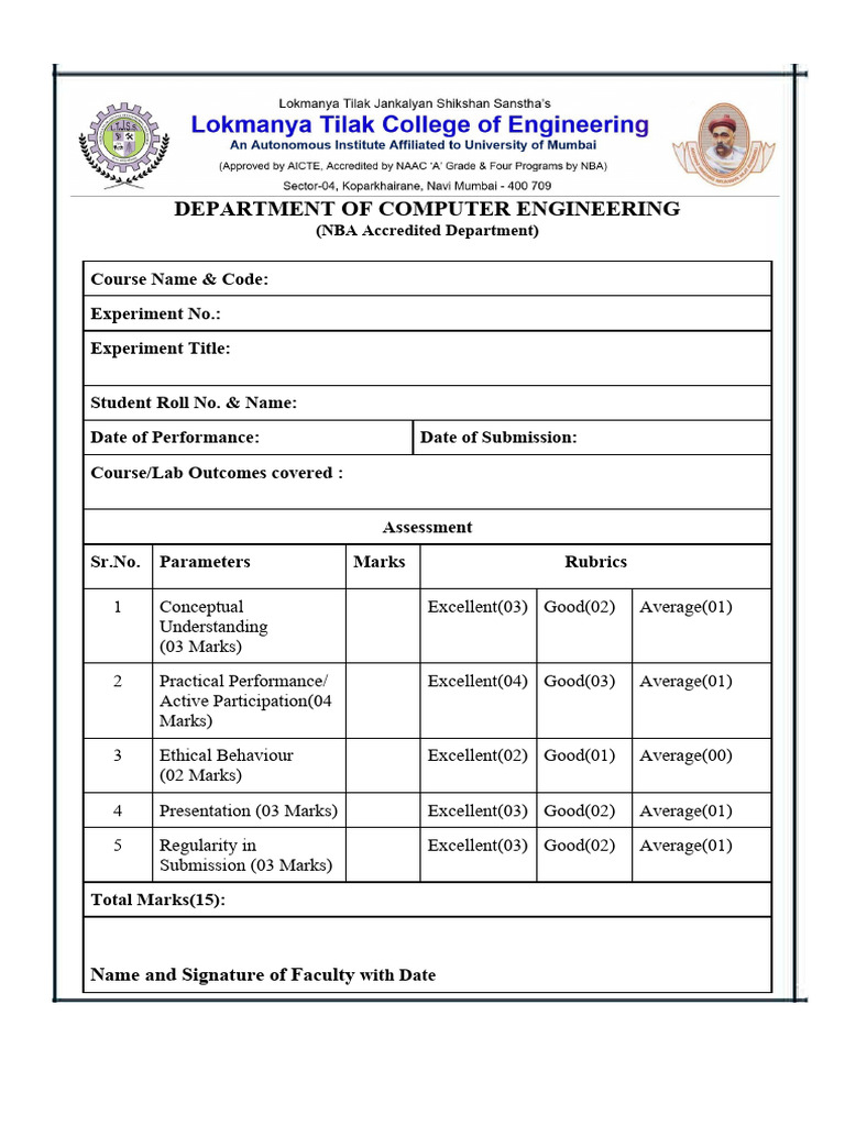 Front Page Journal Assignment & Exp | PDF