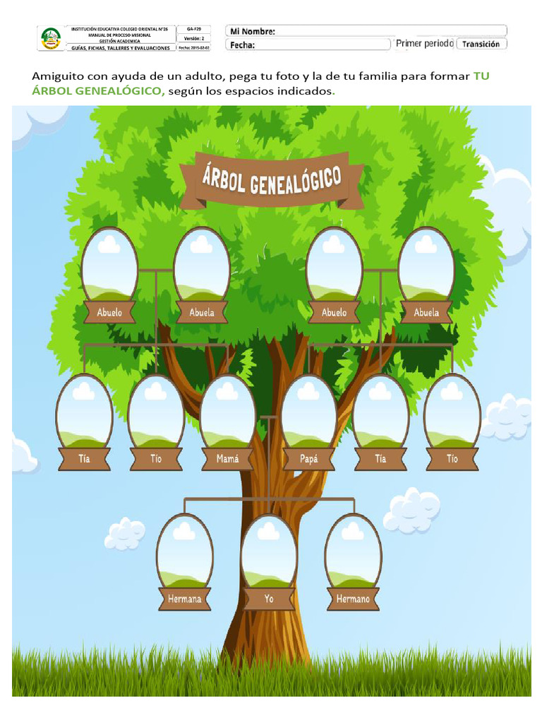 Actividad Arbol Genealogico | PDF