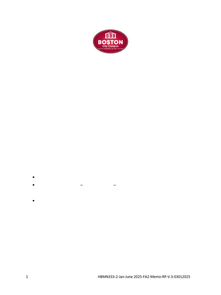 HBMN333-2-Jan-June 2025-FA2-Memo-RP-V.3-03012025 | PDF | Exports ...