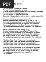 Letra do Hino Quebrantado - Vineyard | PDF | Poesia