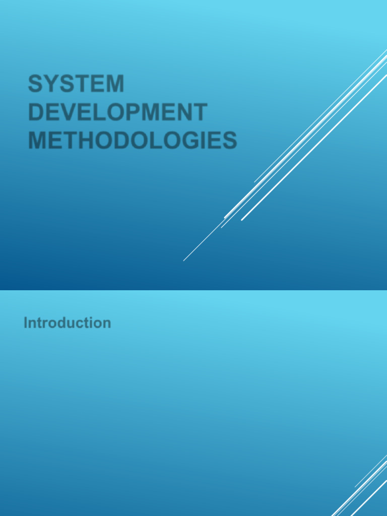 System Development Methodologies Overview | PDF | Software Development ...