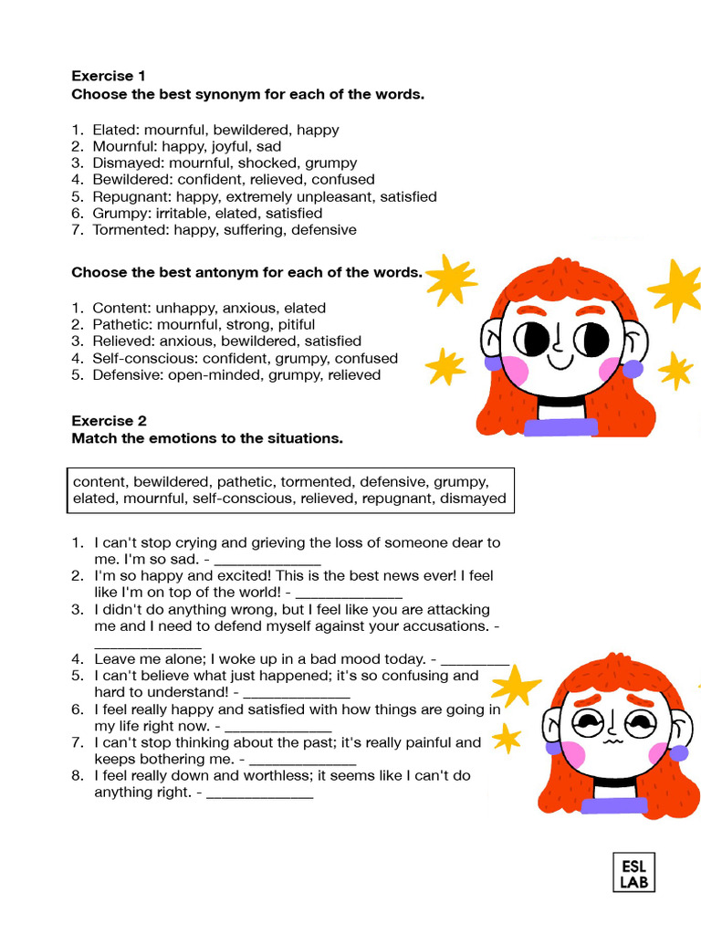 Emotional Intelligence Worksheet S | PDF | Psychology | Emotions