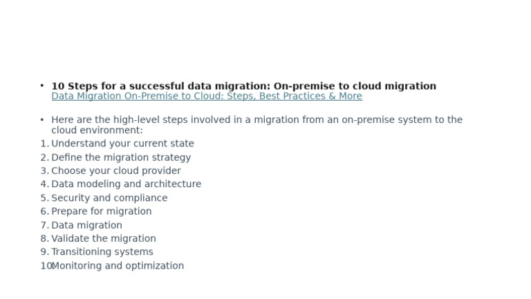 Cloud Migration | PDF