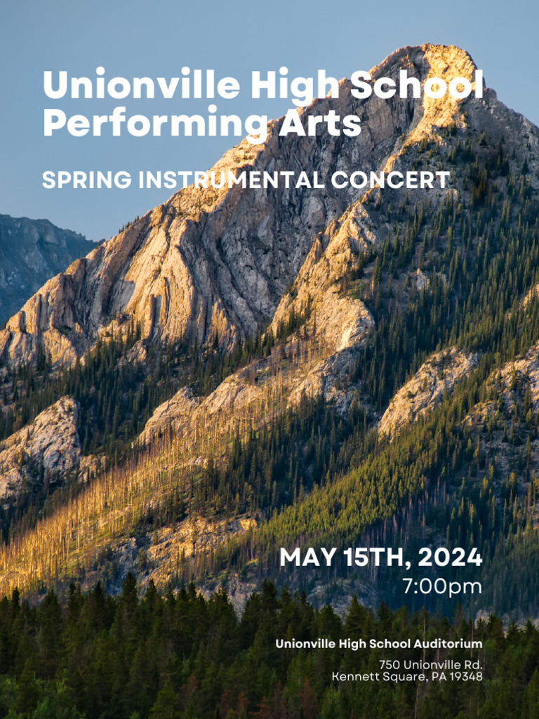 2024 Unionville Spring Concert Program | PDF | Folk Music | Orchestras