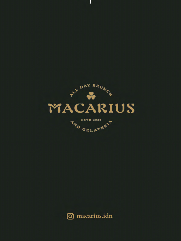 Menu Macarius 2k25 | PDF