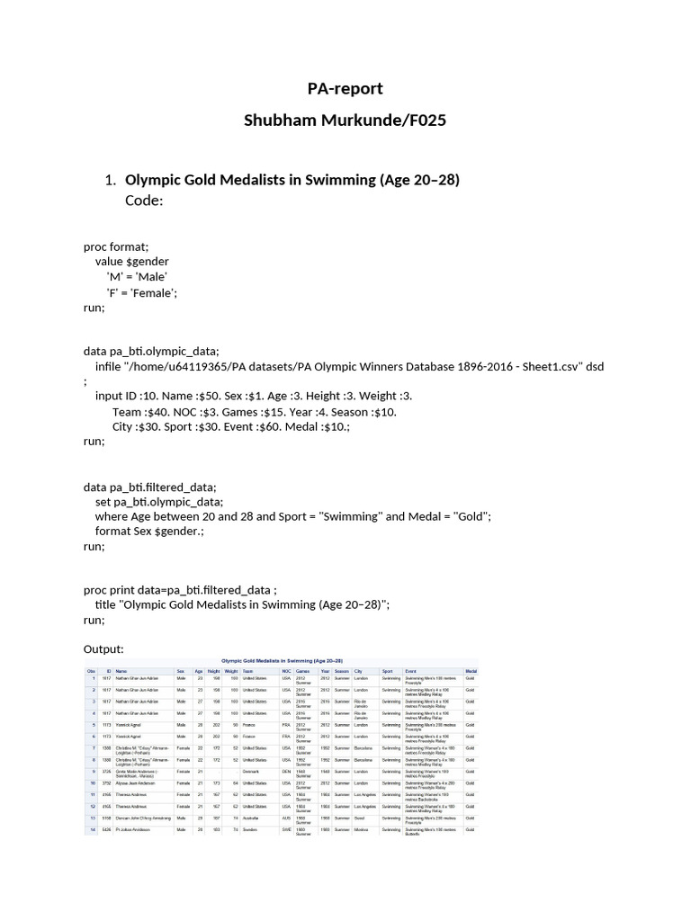 F025 - PA Report | PDF