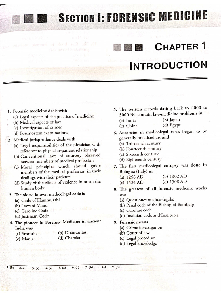 Mcqs in FMT DR Ka Narayan Reddy | PDF