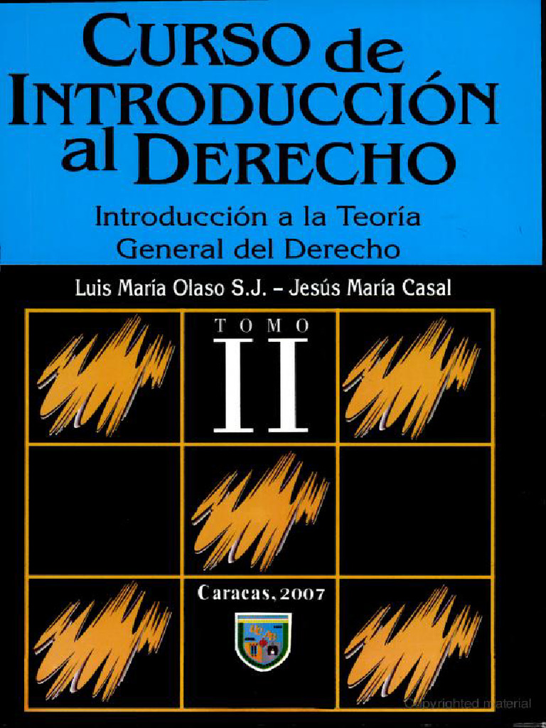 Introduccion Al Derecho de Luis Maria Olaso Tomo 2 | PDF