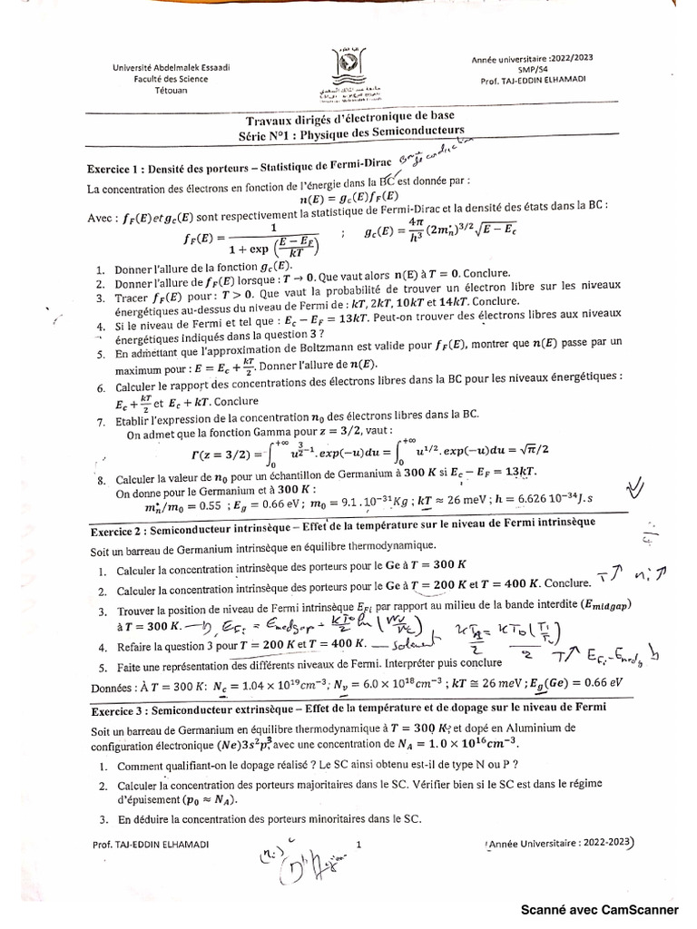 exercices 1 2 3 électronique de Base | PDF