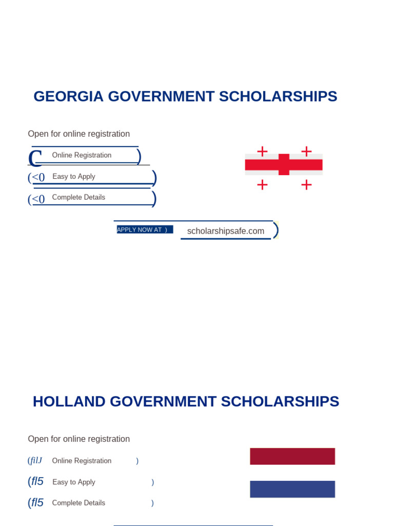 Georgia Government Scholarships (2) (4 Files Merged) | PDF