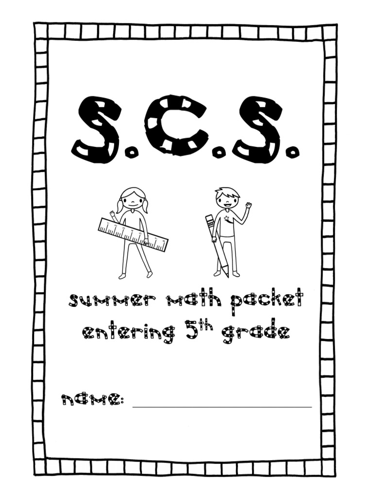 Summer Math G4 | PDF | Units Of Measurement | Elementary Mathematics
