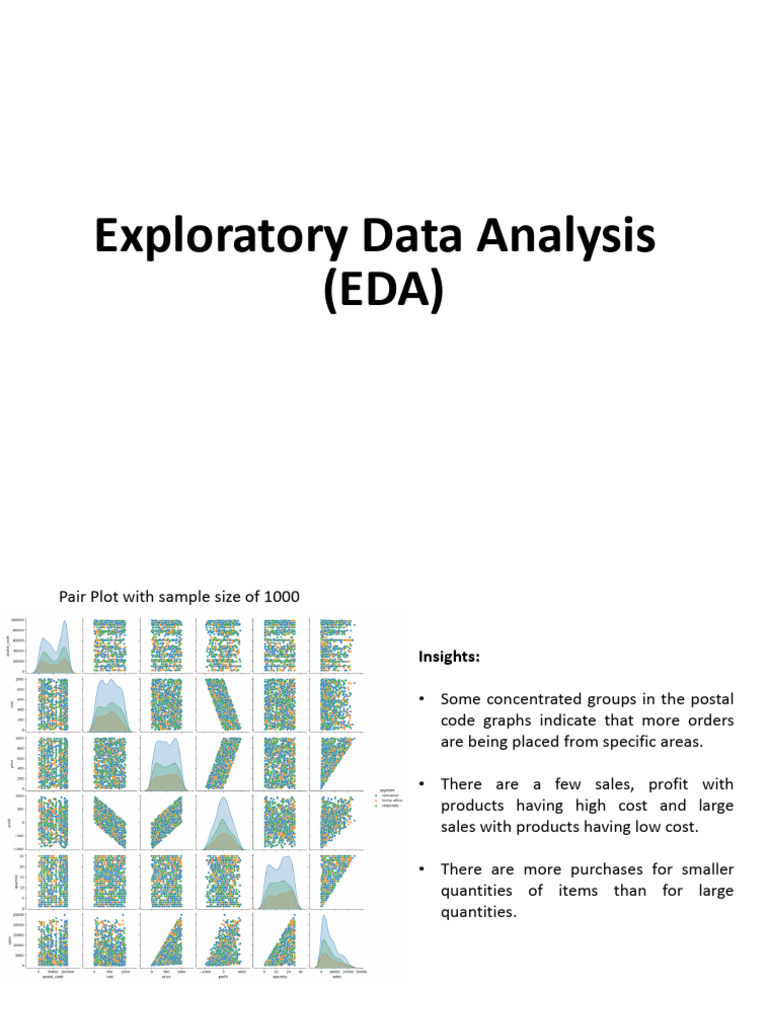Exploratory Data Analysis | PDF
