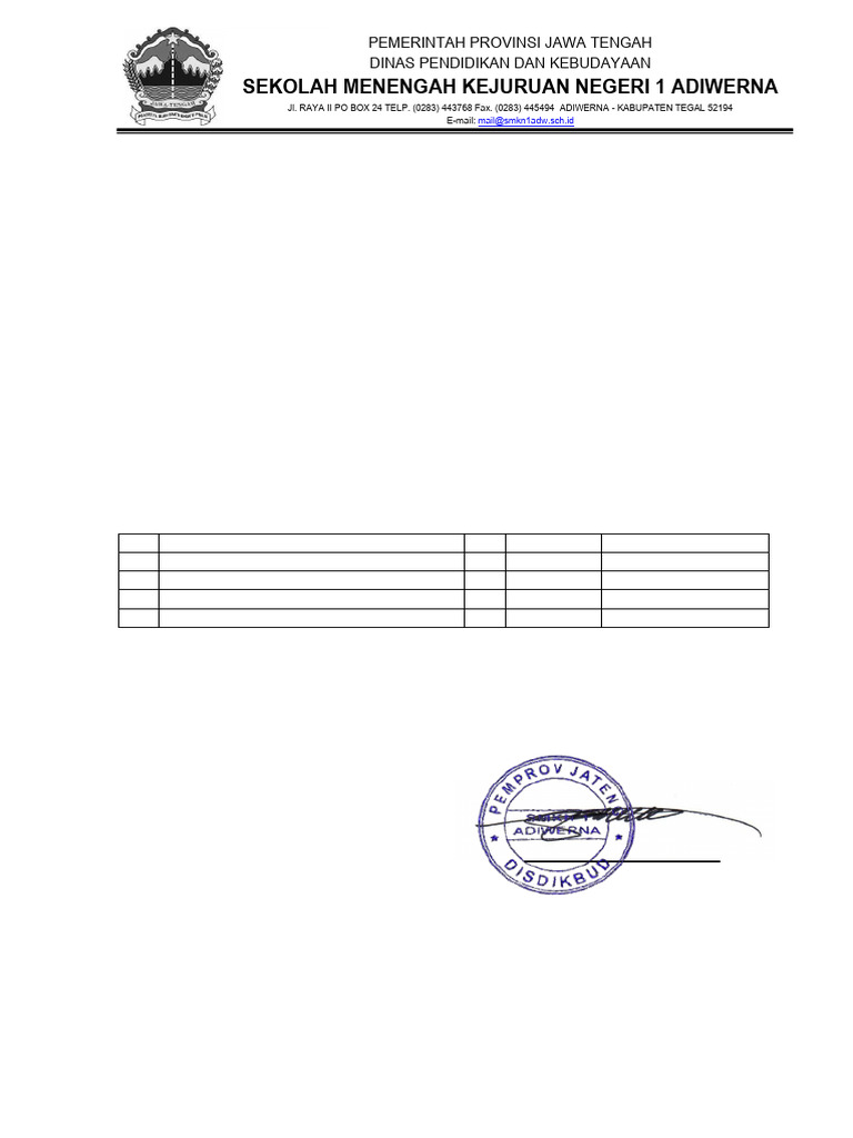 Surat Pengantar-Mitra Mapan | PDF