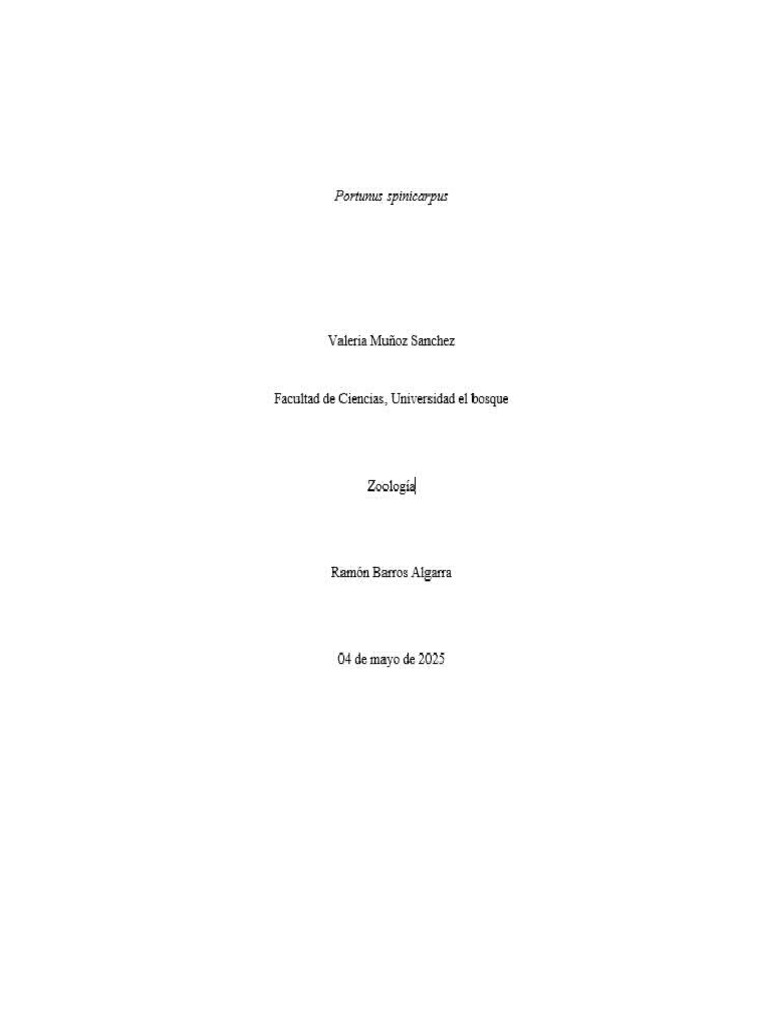 Proyecto Borrador | PDF | Biología