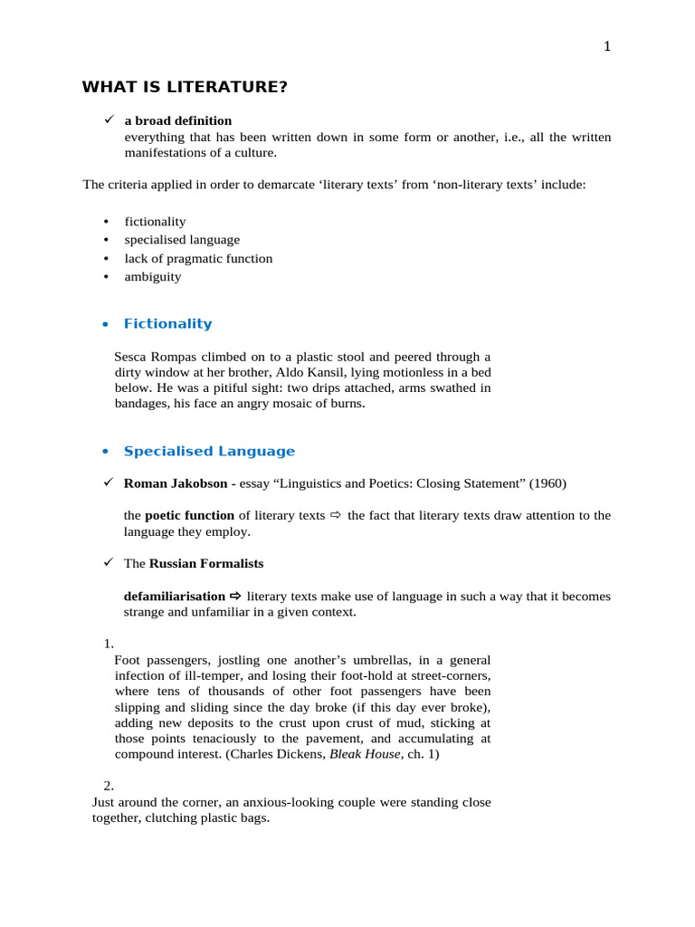 Understanding Literature: Key Concepts | PDF | Genre | Semantics