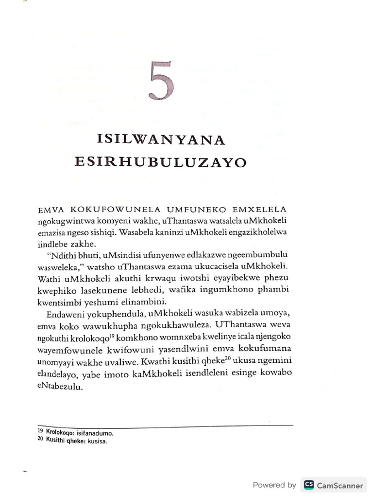 Inkawu Idliw' Ilila Chapter 5 | PDF