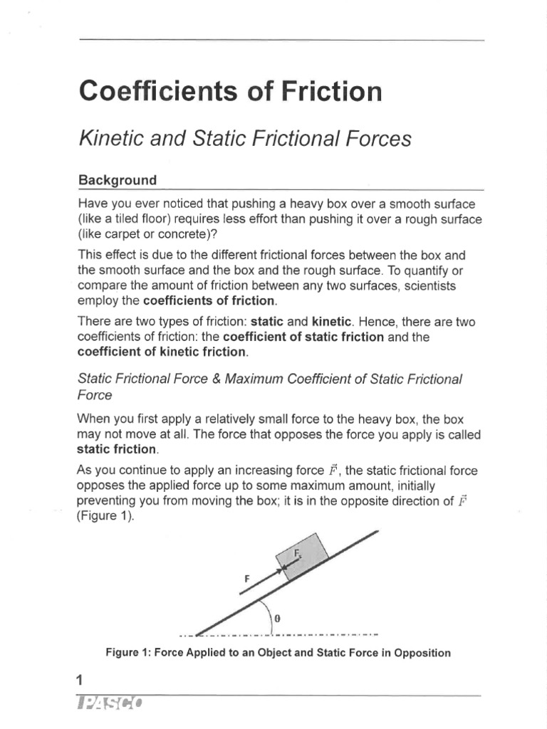 Zheng_Lab 7 Coefficient of Friction | PDF