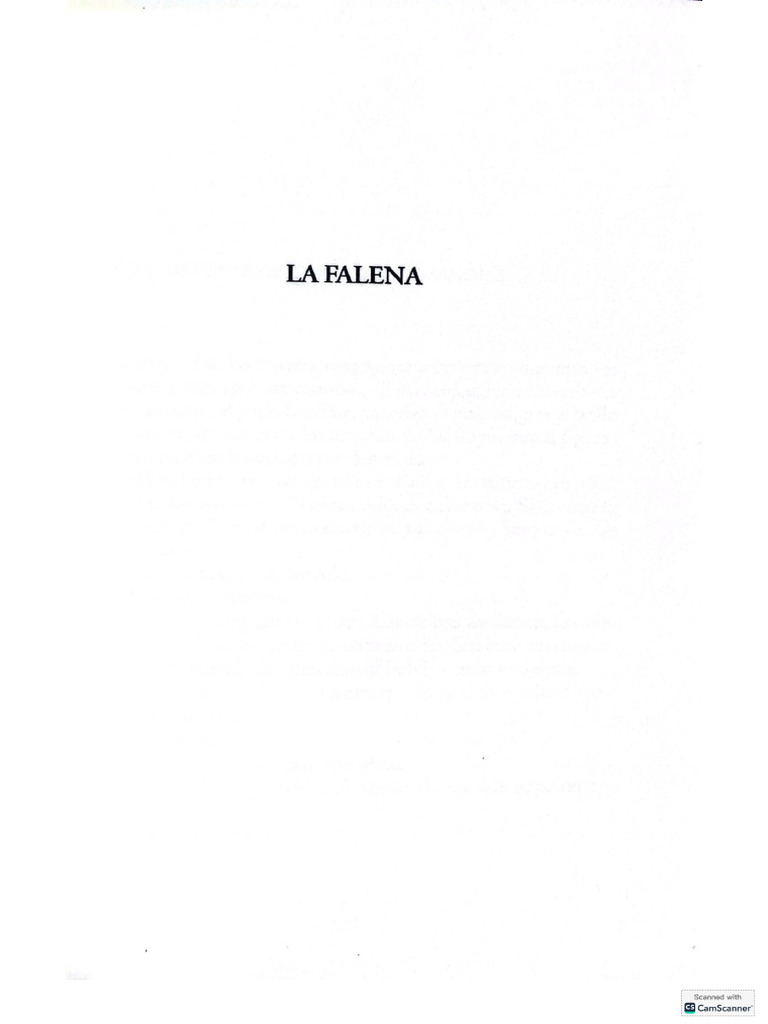 La Falena | PDF