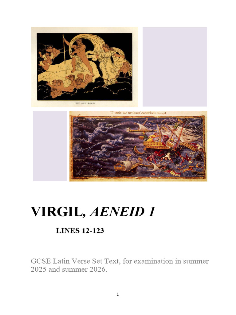 Virgil's Aeneid: GCSE Latin Text Overview | PDF | Virgil | Aeneid