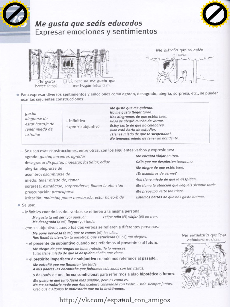 Subjuntivo Gustar - B1-B2 | PDF