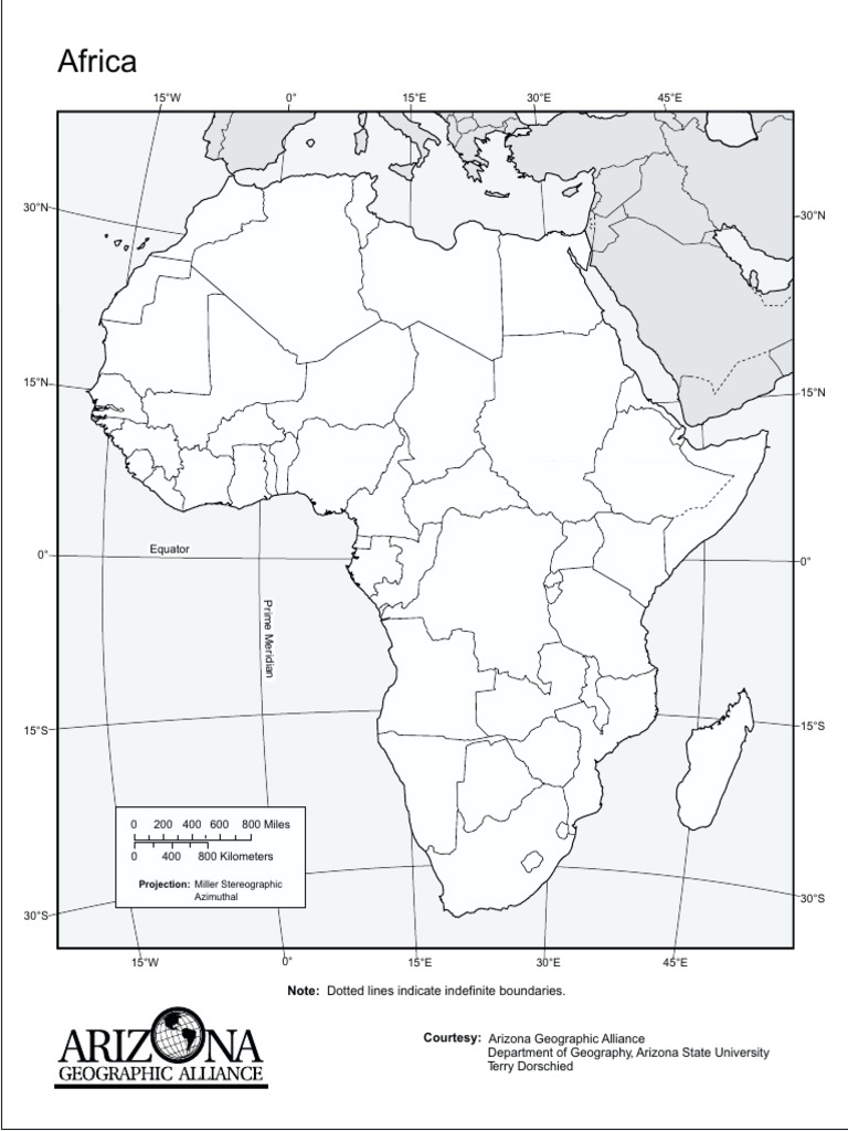 Africa Political Map | PDF