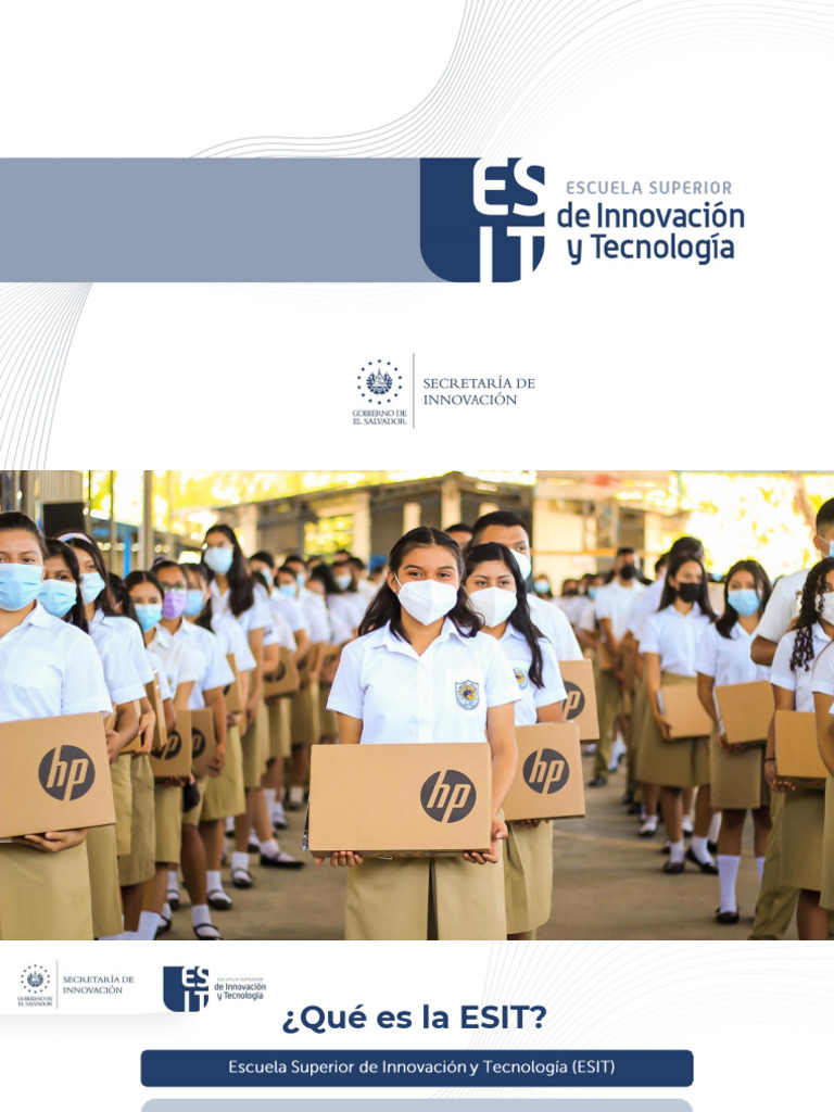 Presentación ESIT - Institutos | PDF