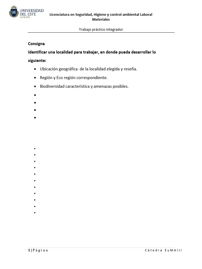 TP Integrador - Consigna EyMAIII | PDF