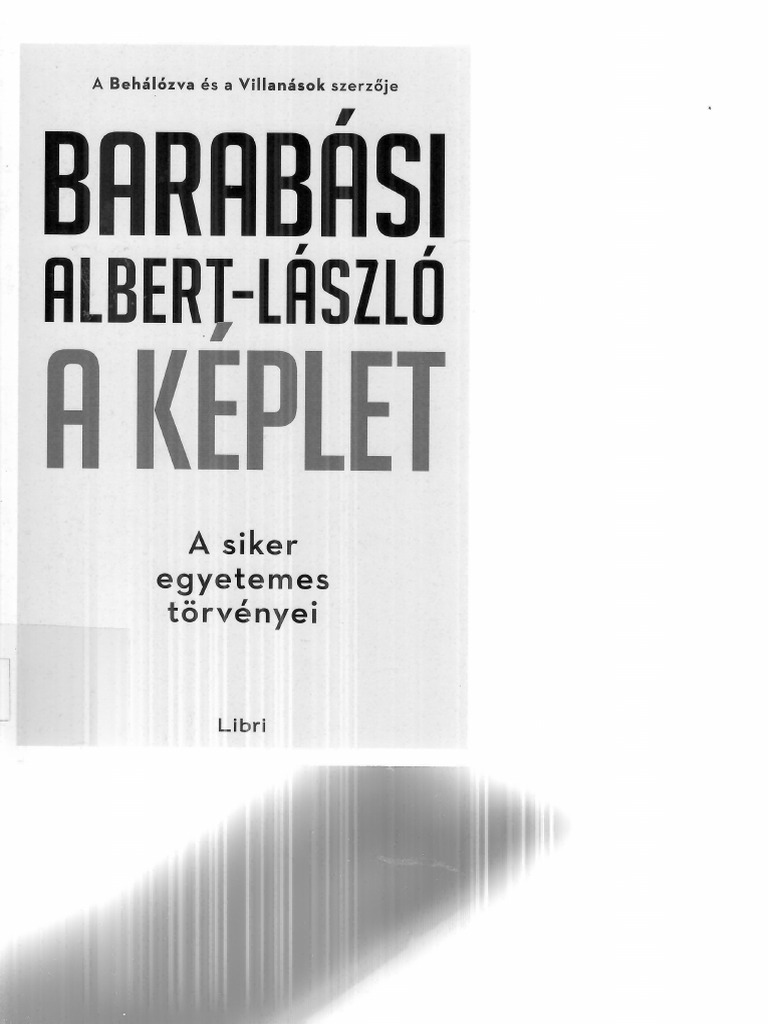 Barabási Albert László - A Képlet - 0001 | PDF