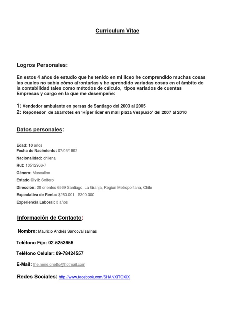Curriculum Vitae 2 | PDF