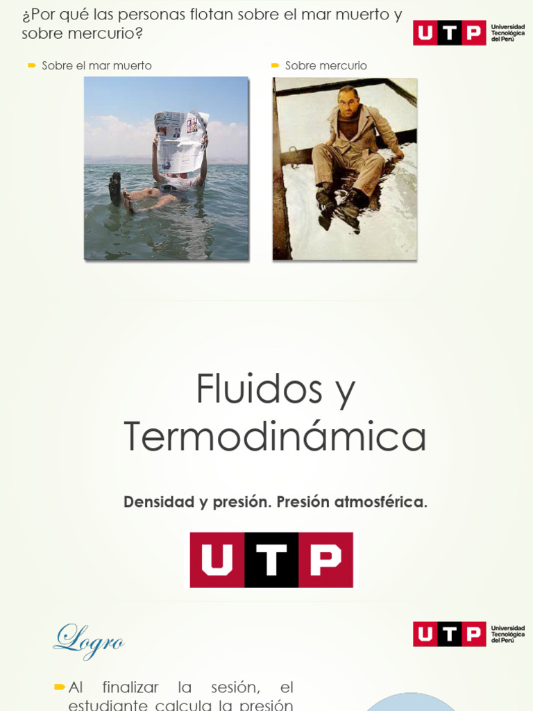 S07 - s1 Fluidos | PDF | Presión | Densidad