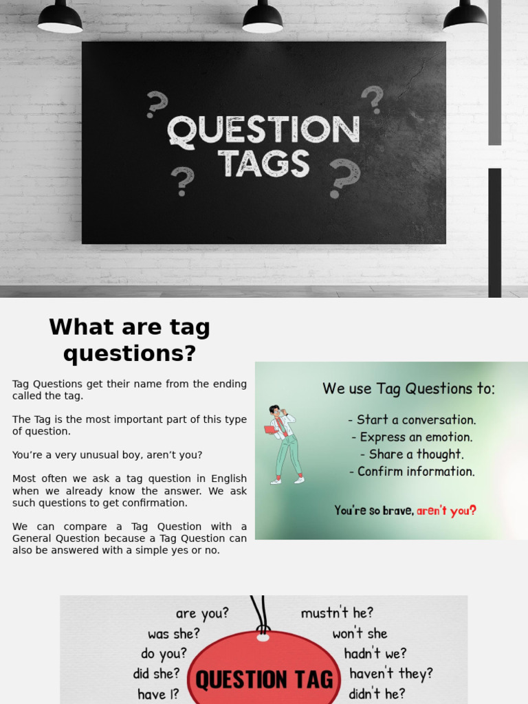Tag Questions | PDF