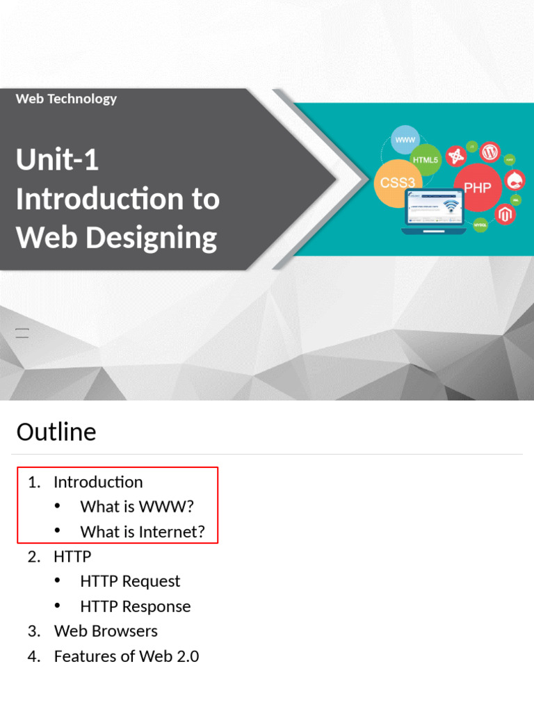 Basics of Web Designing | PDF | World Wide Web | Internet & Web