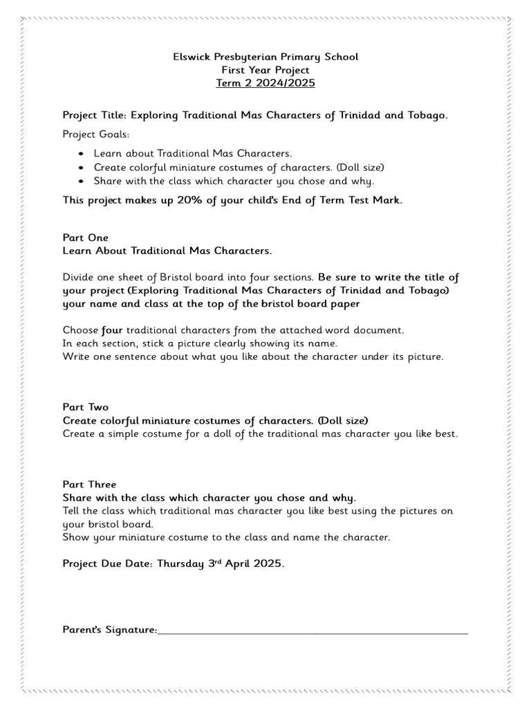 First Year Project Term 2 | PDF