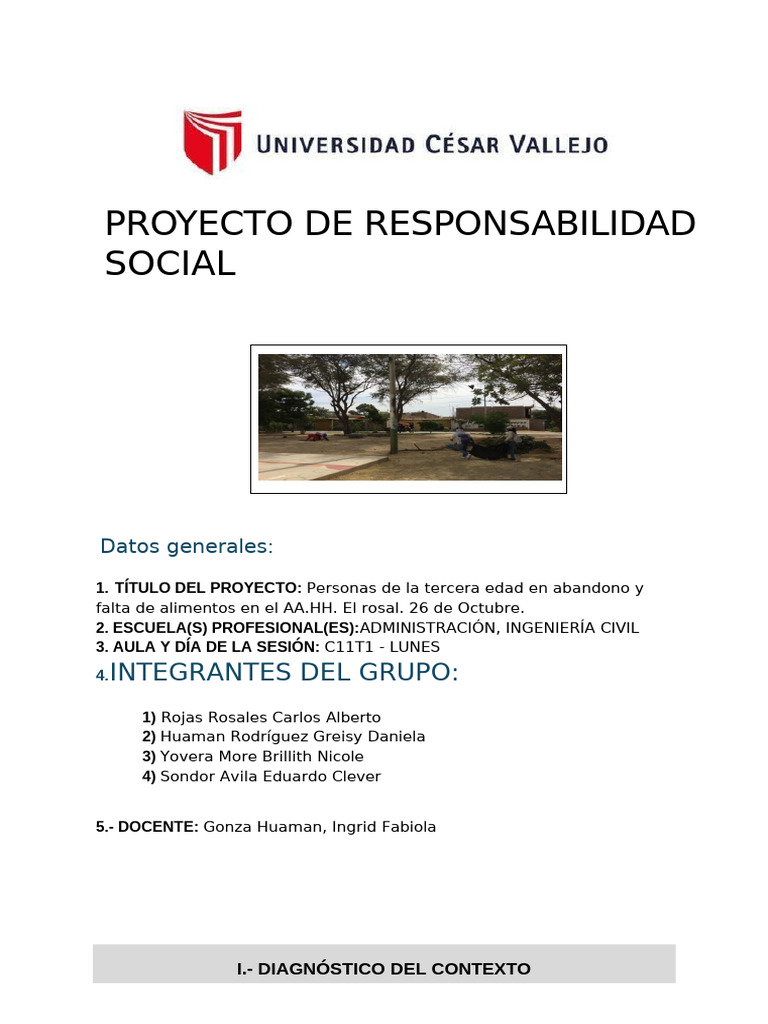 Proyecto de Responsabilidad Social | PDF | Perú