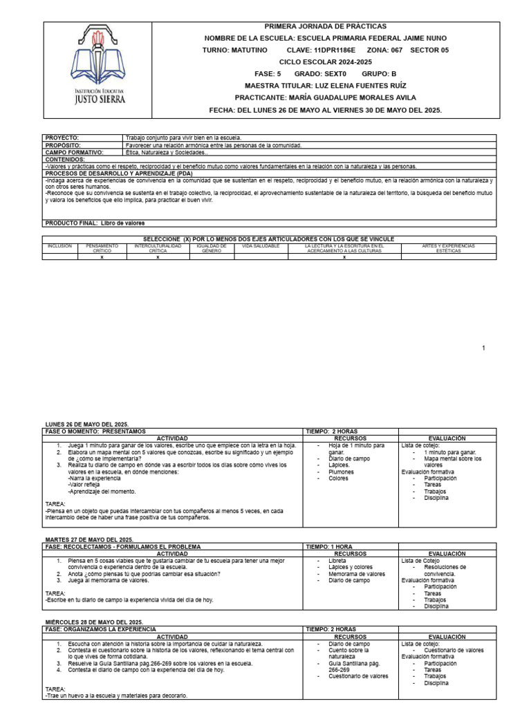 Primera Semana | PDF
