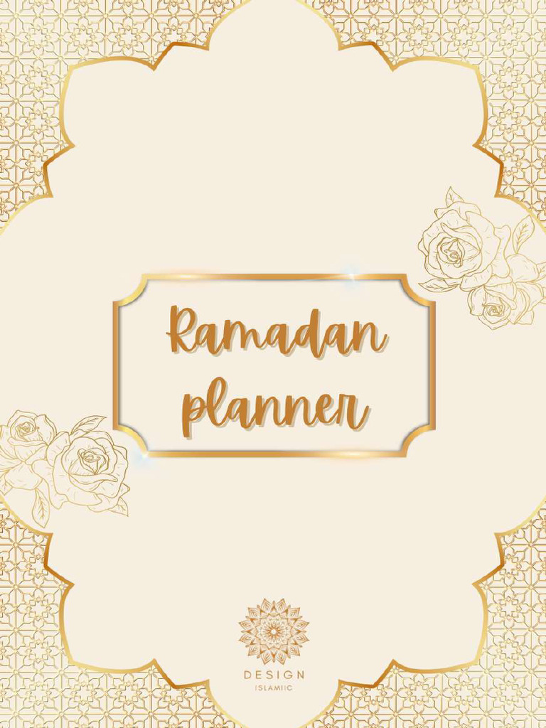 Ramadan Planner 1446 Ah | PDF