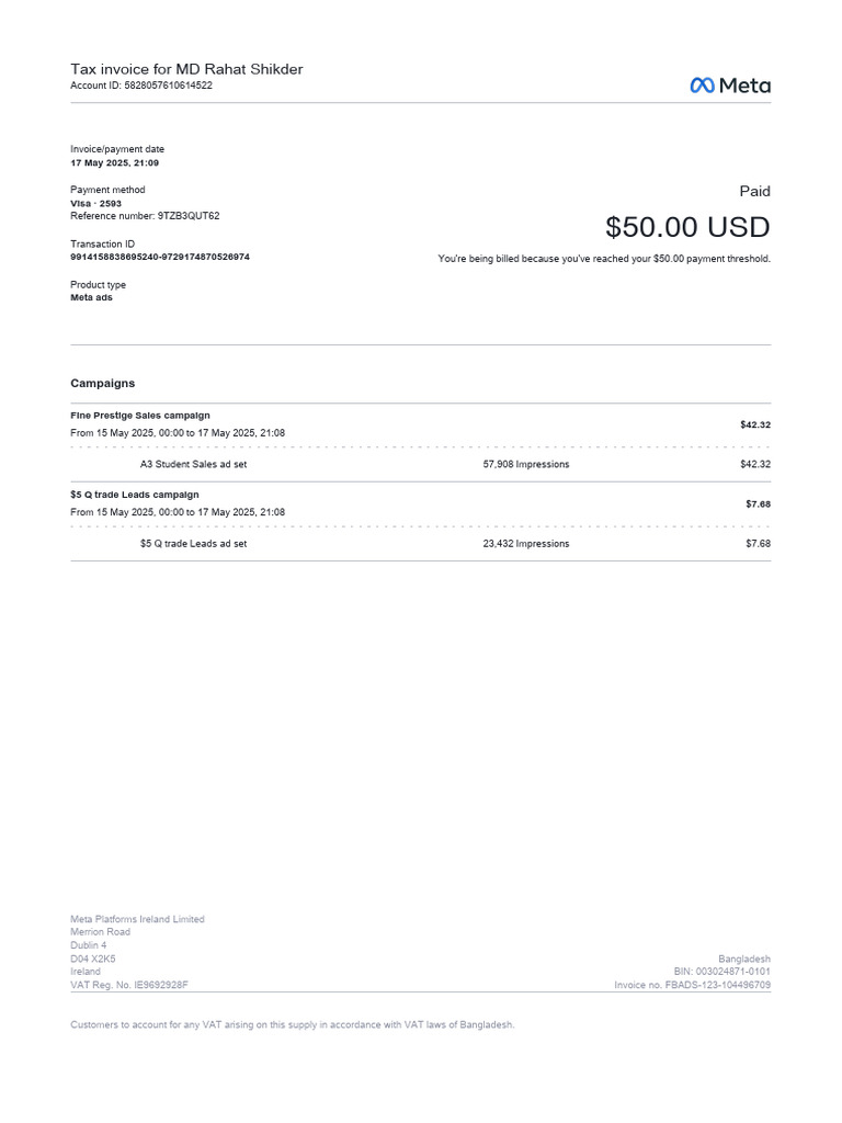 2025-05-17T21-09 Transaction # | PDF | Invoice | Value Added Tax