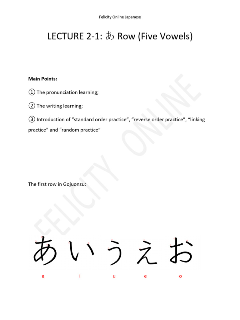 Mastering Gojuonzu: Pronunciation & Writing | PDF