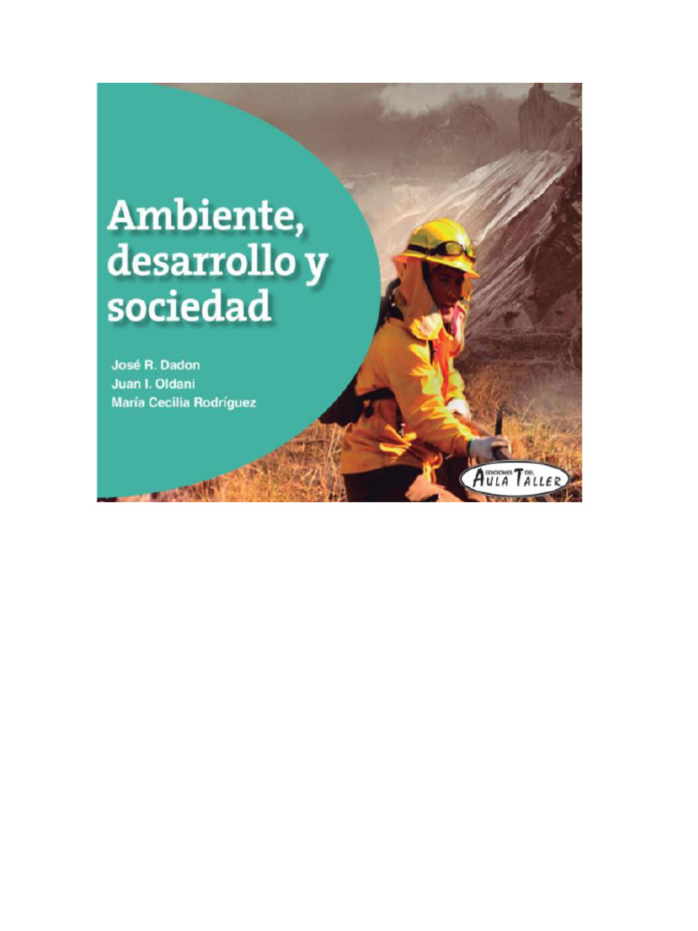 Dadón, J., Oldani, J. y Rodriguez, M. - Ambiente, Desarrollo y Sociedad | PDF