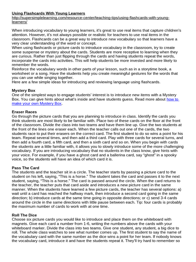 Interesting Sites | PDF | Flashcard | Vocabulary