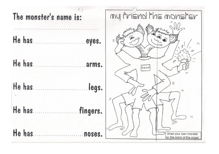 Body Worksheet | PDF