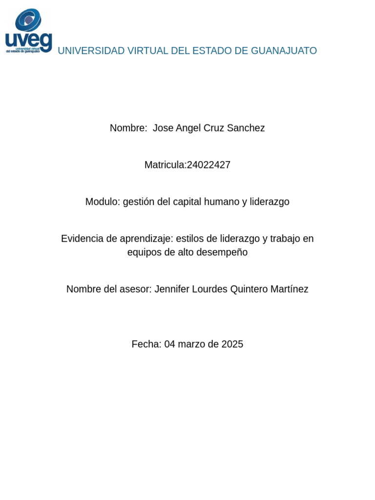 Estilodeliderazgo | PDF | Liderazgo | Amor