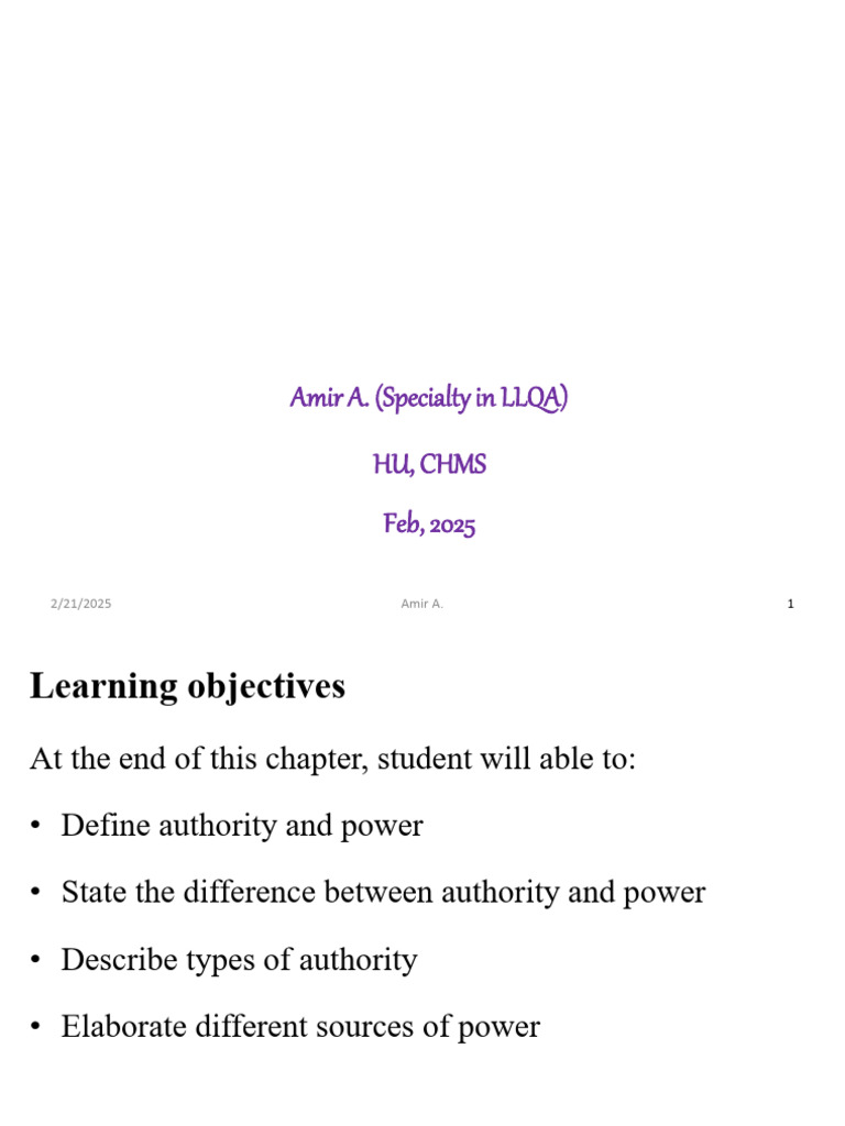 Power & Authority and Communication | PDF | Power (Social And Political ...