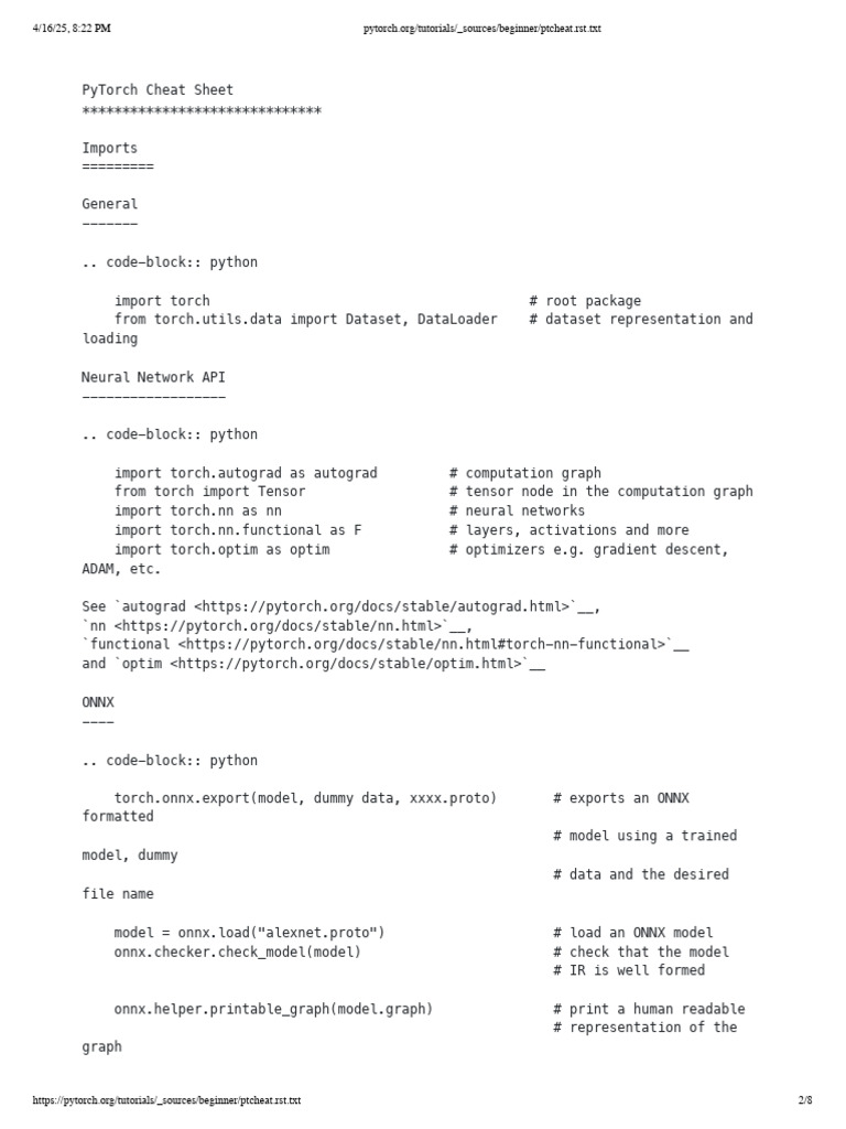 Tutorials Sources Beginner Ptcheat | PDF | Algorithms | Computational Neuroscience